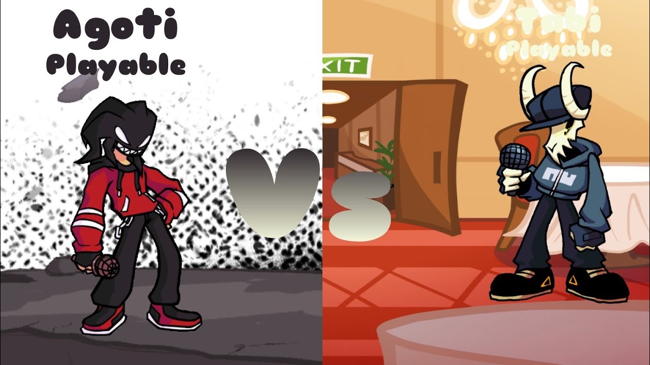 FNF Agoti Playable Vs Tabi Playable + Bonus | Аготи Playable Против (Vs ...