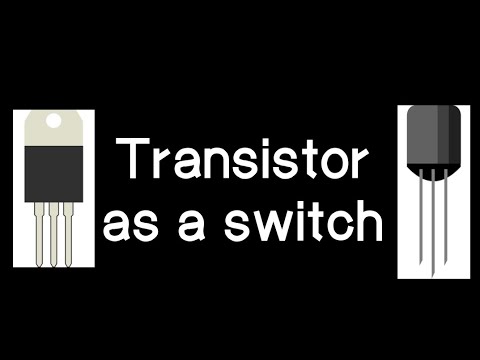 Transistor as a switch, transistor to control LED. Learn EEE. - YouTube