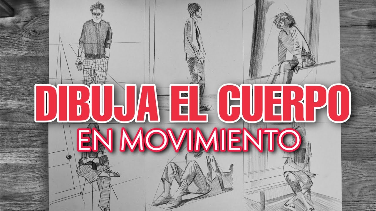 DIBUJA el CUERPO HUMANO - Sin SABER ANATOMÍA! - YouTube