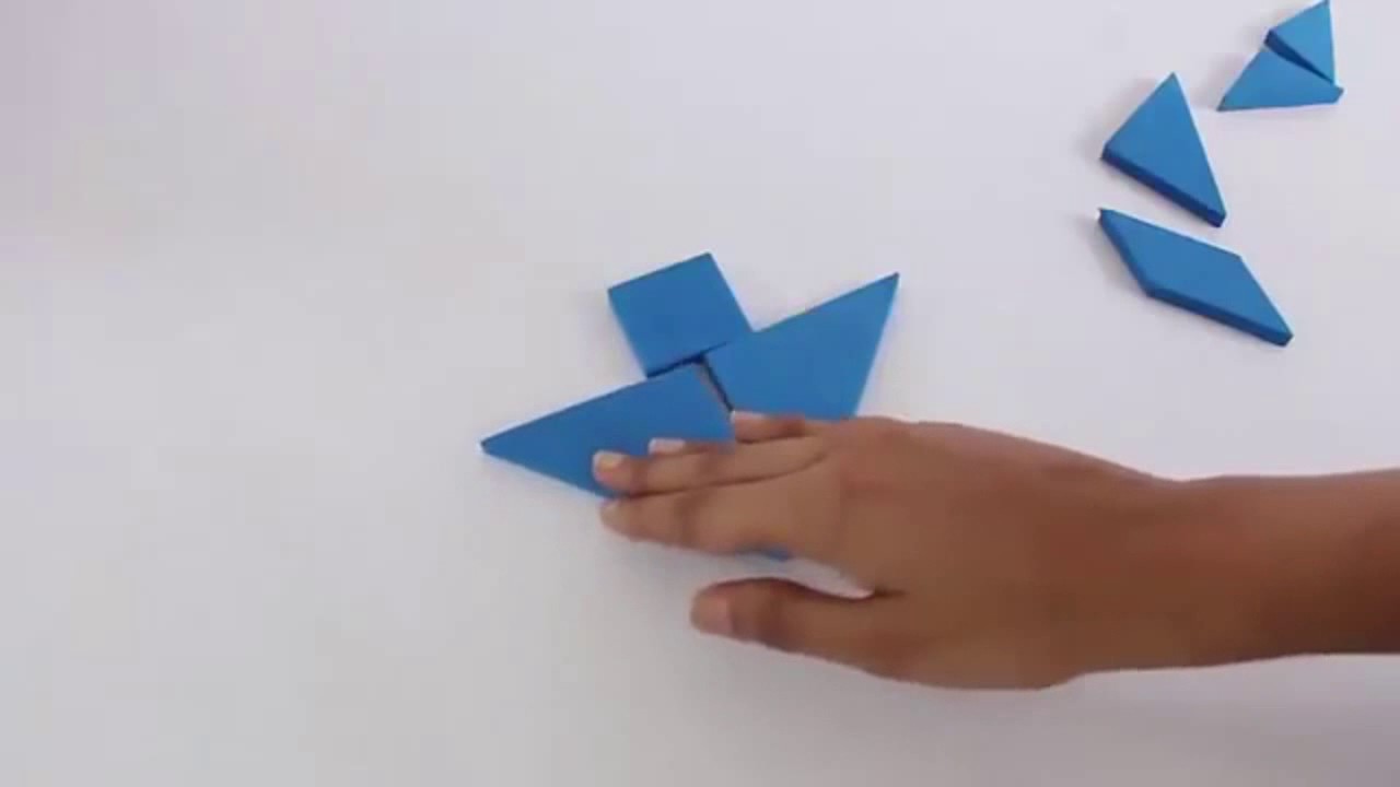 TANGRAM - SEVEN PIECES AND MANY PICTURES - ENGLISH - YouTube