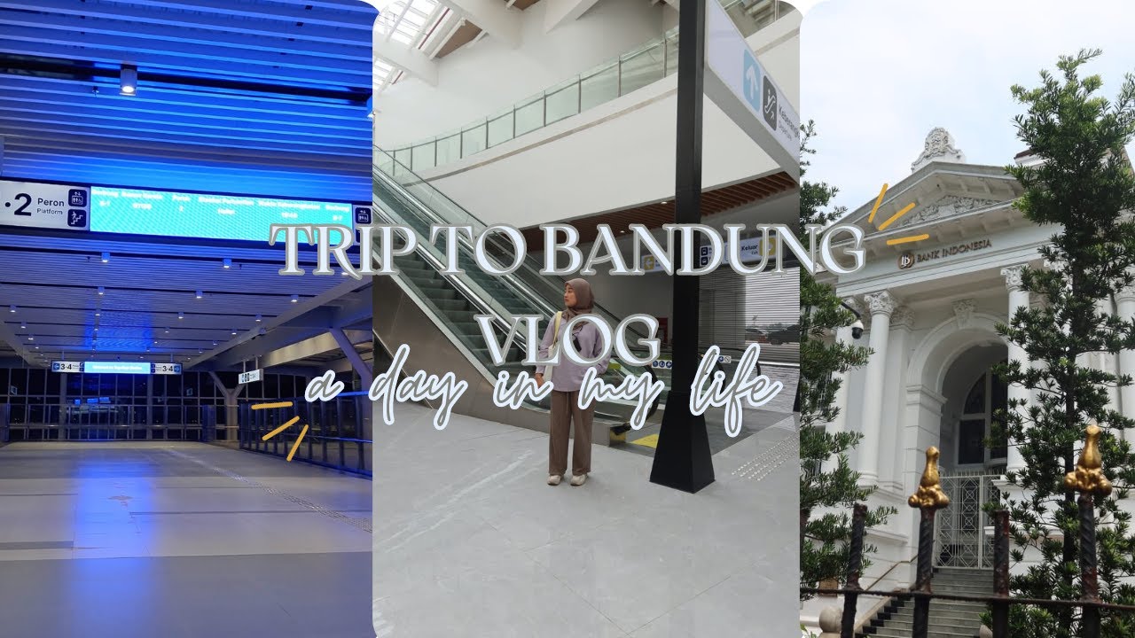 First time riding the "whoosh" train and Trip to Bandung ~ VLOG - YouTube