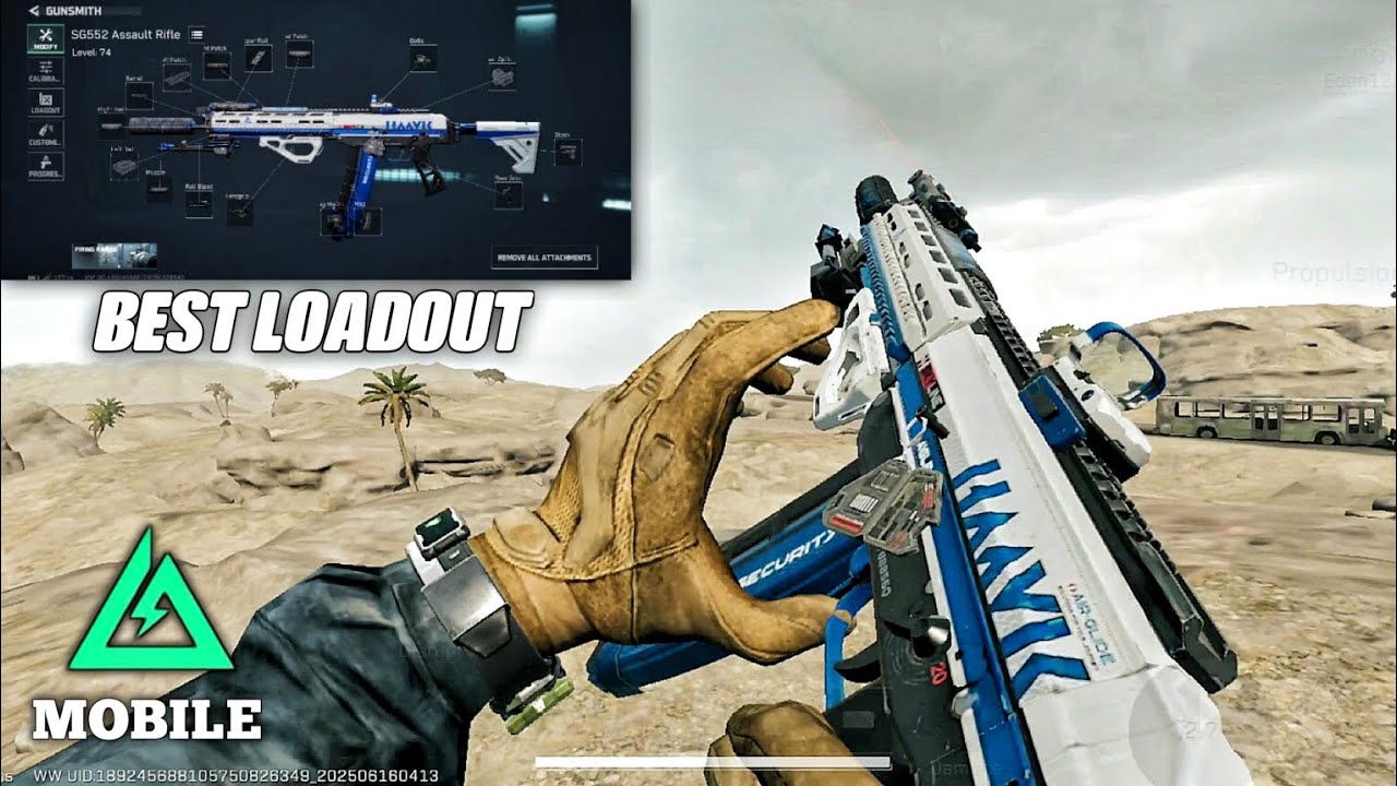 BEST LOADOUT IN DELTA FORCE MOBILE🔥 (SG552) I DELTA FORCE MOBILE ...