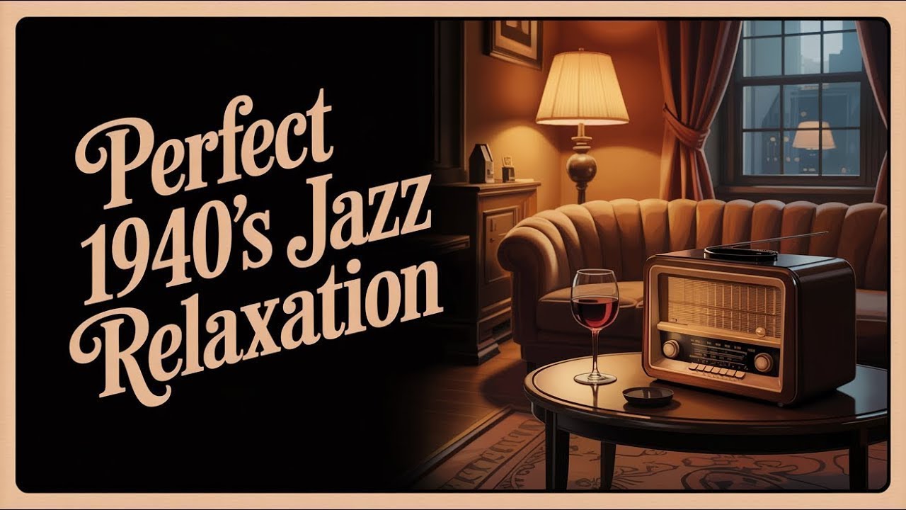🌙 Vintage Jazz Lounge for Late Nights | Swing Jazz & Classic Radio from ...