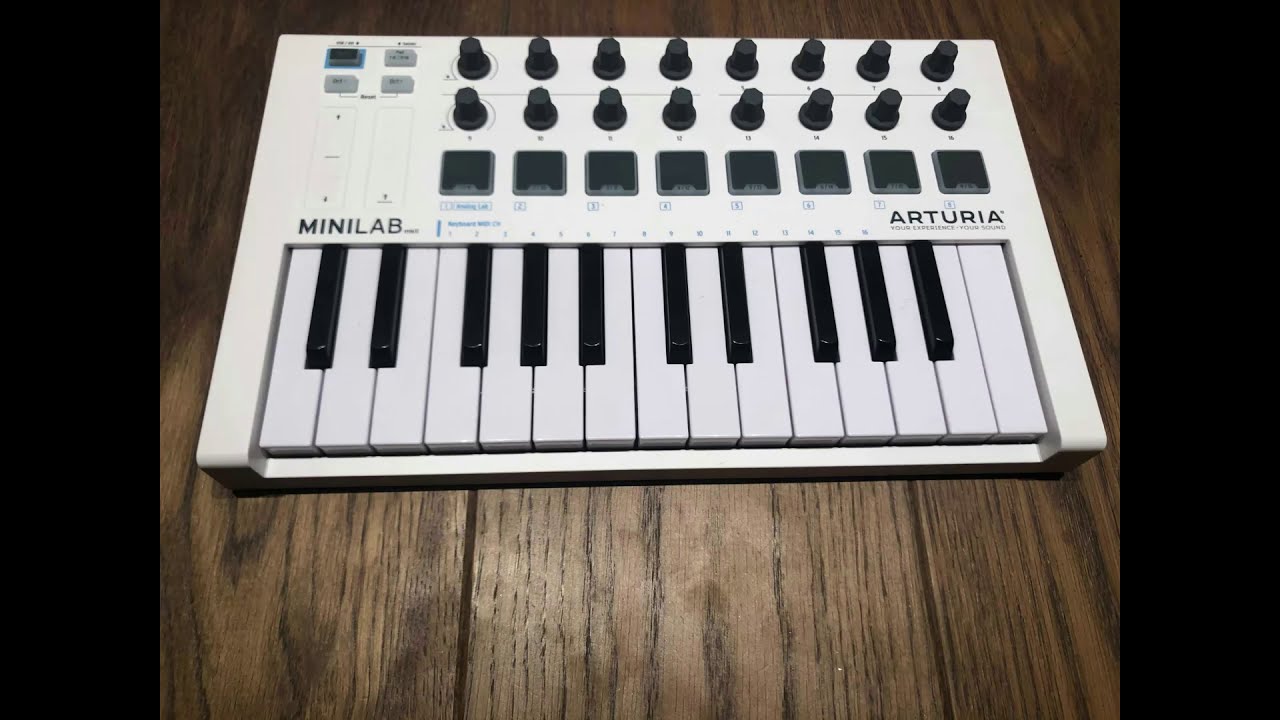 Arturia Minilab MK2 |test track - YouTube