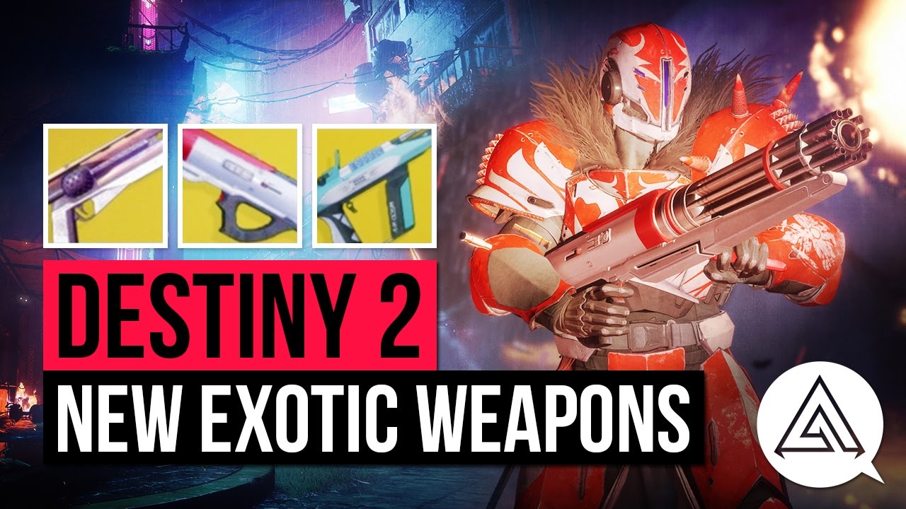 DESTINY 2 | ALL Exotic Weapons So Far - Sunshot, Sweet Business ...