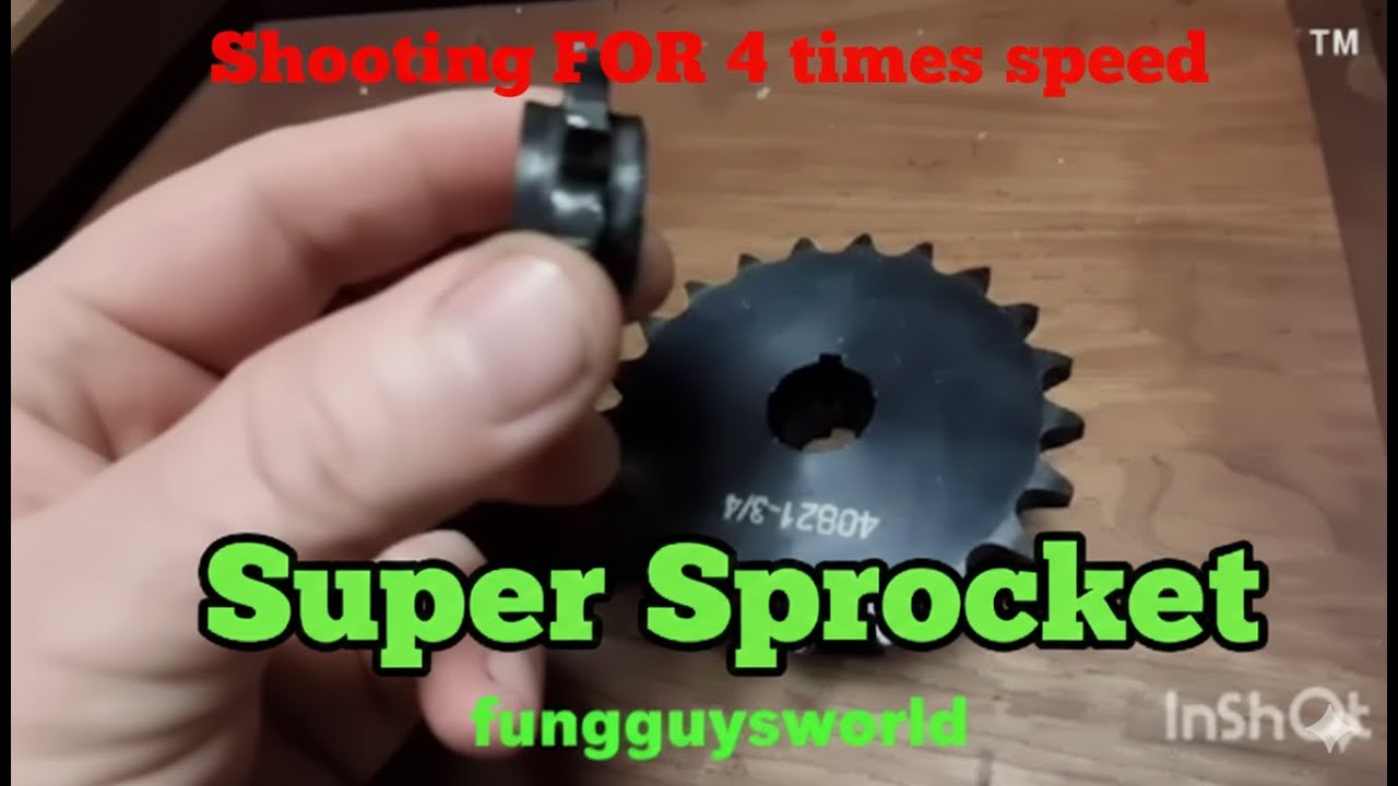 Making a super Sprocket For High Speeds - YouTube