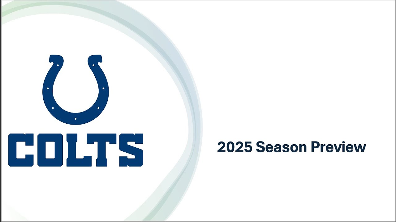 Indianapolis Colts 2025 Season Preview - YouTube