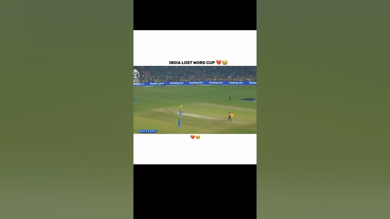 India lost the world Cup and my heart is destroy 💔🥀😔 #shortvideo #cricket #worldcup #lost # ...
