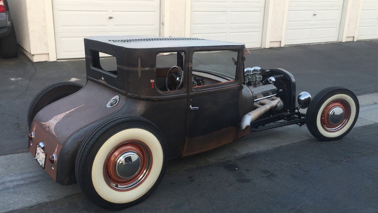 Rat rod fire up and run - YouTube
