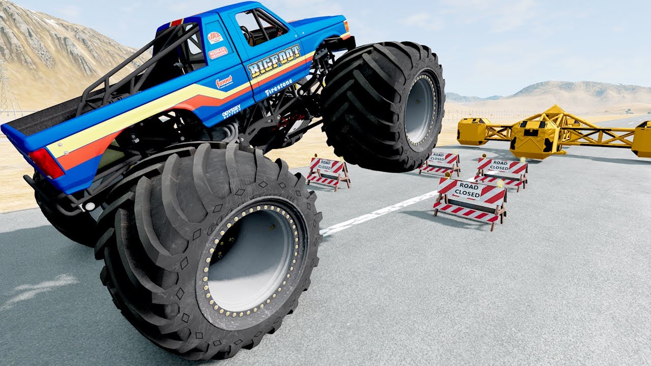 Insane Obstacle Course High Speed Jumps and Crashes #41 - BeamNG Drive ...