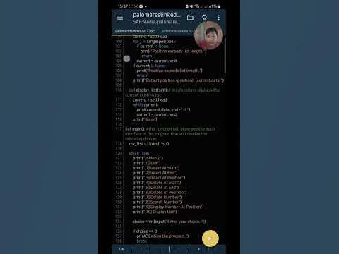 LINKED LIST demonstration using Python - YouTube