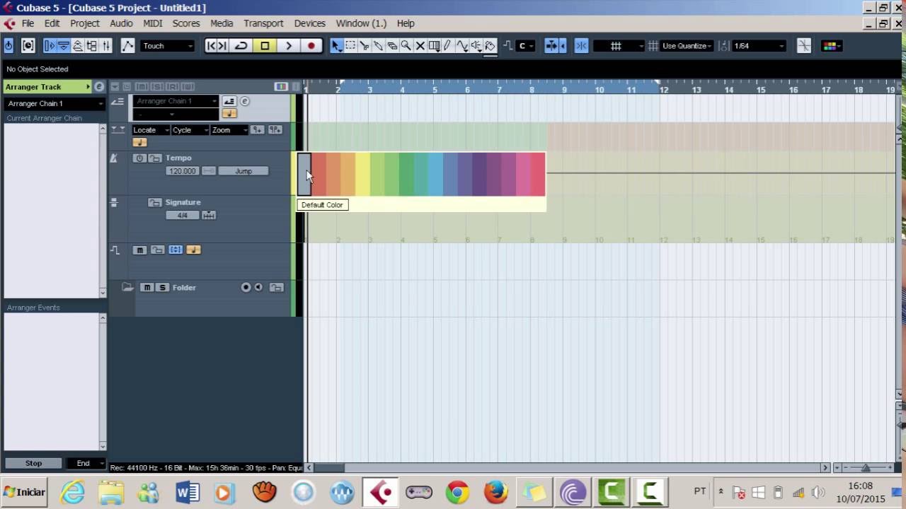 TEMPO track- compasso 2/4 - Cubase -5-6-7-8 - YouTube