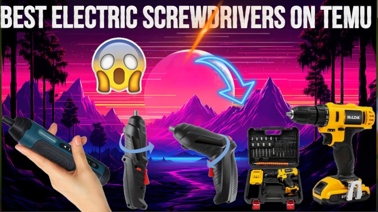 TOP 3 Best Electric Screwdrivers on Temu 2025 🔧 Affordable & Powerful ...