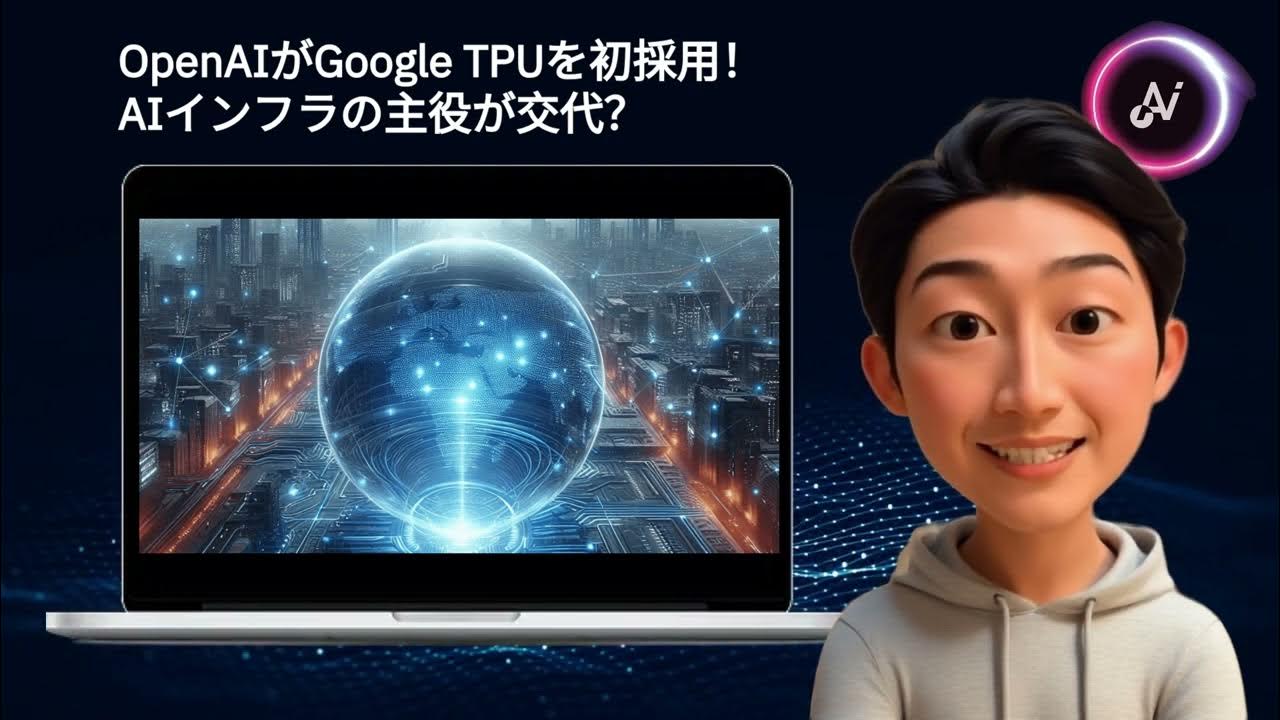 OpenAIがGoogle TPUを初採用！AIインフラの主役が交代？ - YouTube