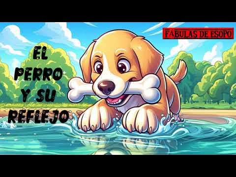 Fábula El perro y su reflejo - YouTube