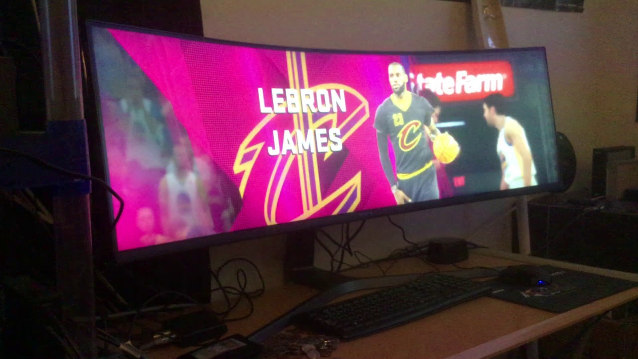 NBA 2k19 SUPERWIDE monitor gameplay! - YouTube