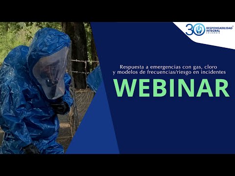 Webinar: respuesta a emergencias con gas cloro y modelos de frecuencia/riesgo en incidentes HAZMAT