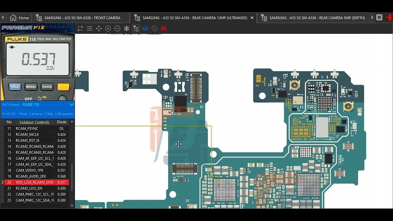 Samsung A53 5G SM-A536 : Front Camera & Rear Camera Ways - YouTube