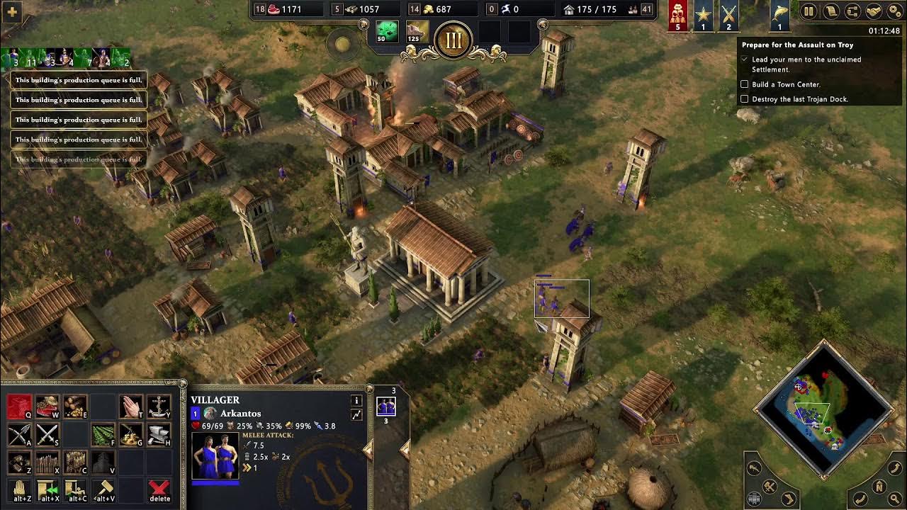 Age of Mythology Retold Titan Difficulty Complete Story Walkthrough - YouTube