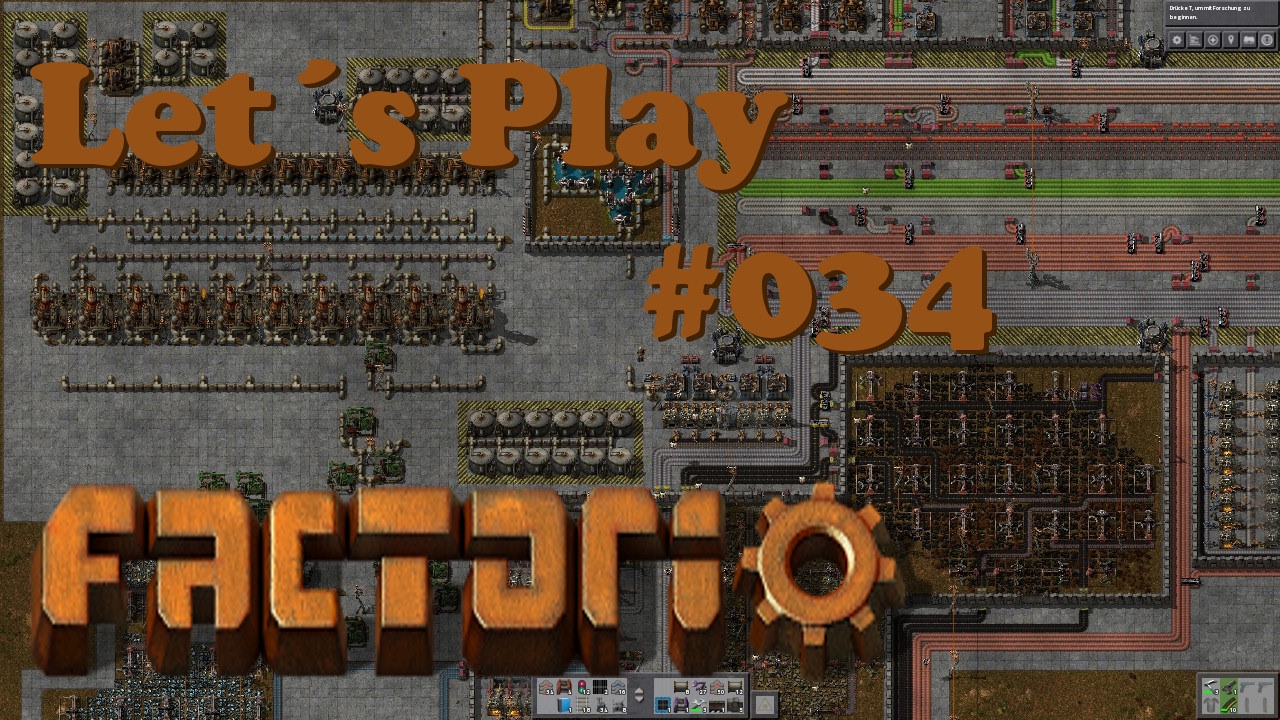 Factorio - 034 - green circuits / grüne Schaltkreise: neues Layout ...