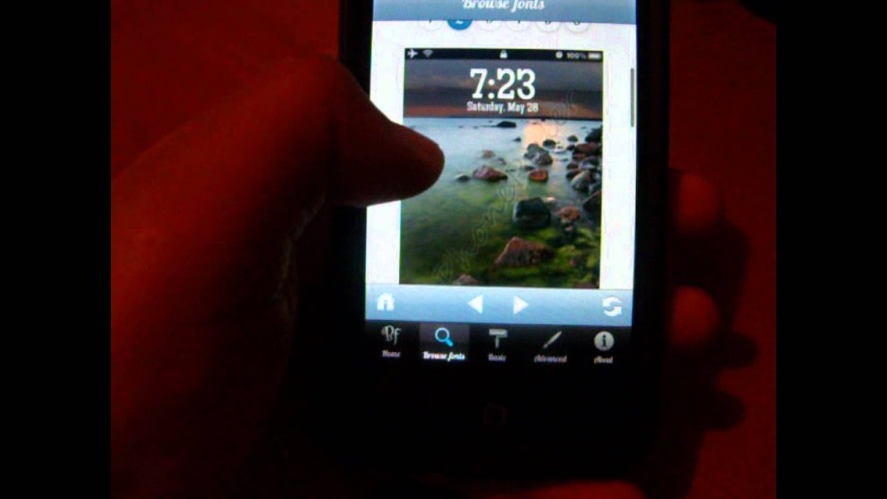 How to change the Font on iPhone 4/4s & iPod Touch 4th on iOS 5.0/5.0.1 ...