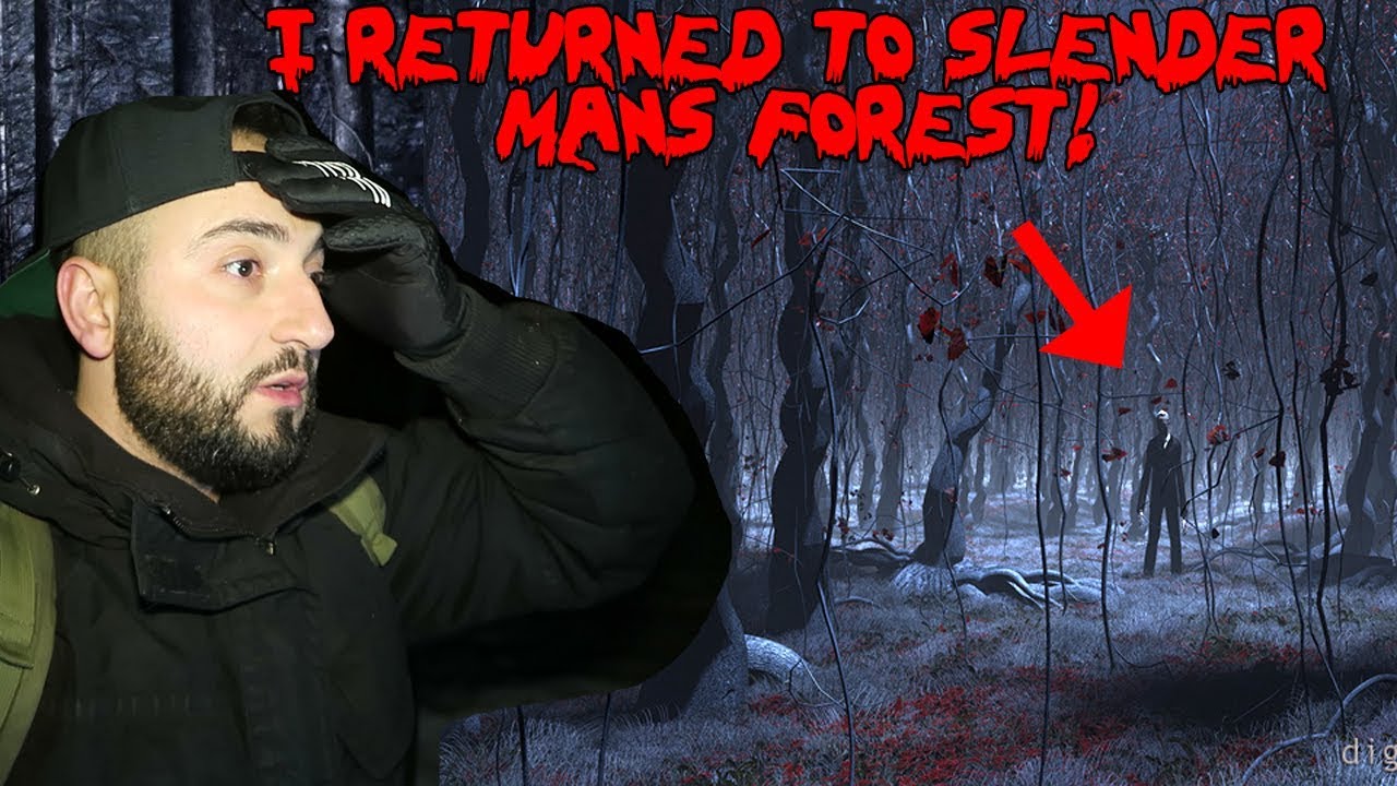 I RETURNED TO SLENDERMAN FOREST AND FOUND SOMETHING SCARY! *3AM IN ...