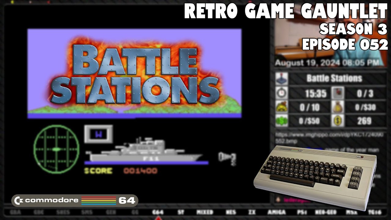 Retro Game Gauntlet - S03E52 - Battle Stations (Commodore 64) - YouTube