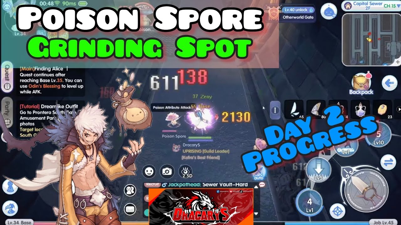 POISON SPORE 24 HOURS GRIND | DAILY GRIND EP.02 | ROX Global - YouTube
