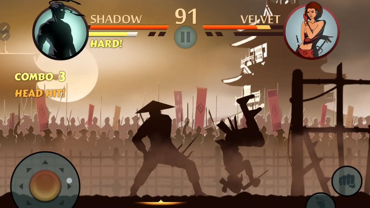 Shadow vs velvet | Shadow fight 2 - same weapons 🫡 - YouTube