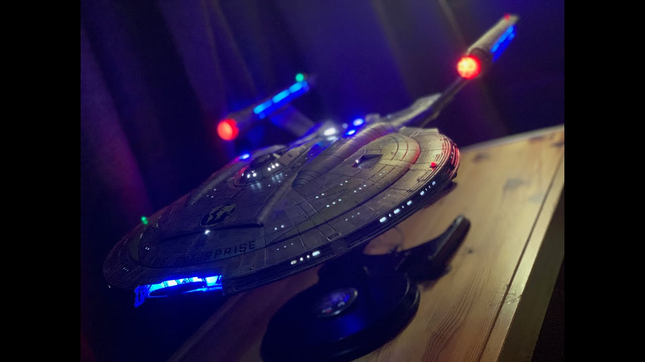 Star Trek 1/350 Scale Enterprise NX-01 Model - YouTube