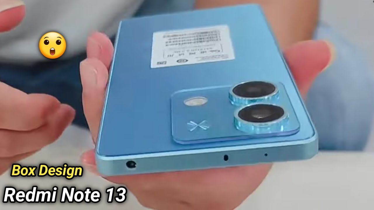 Redmi Note 13 Blue Color Hands On | Box Design .... 😲 - YouTube