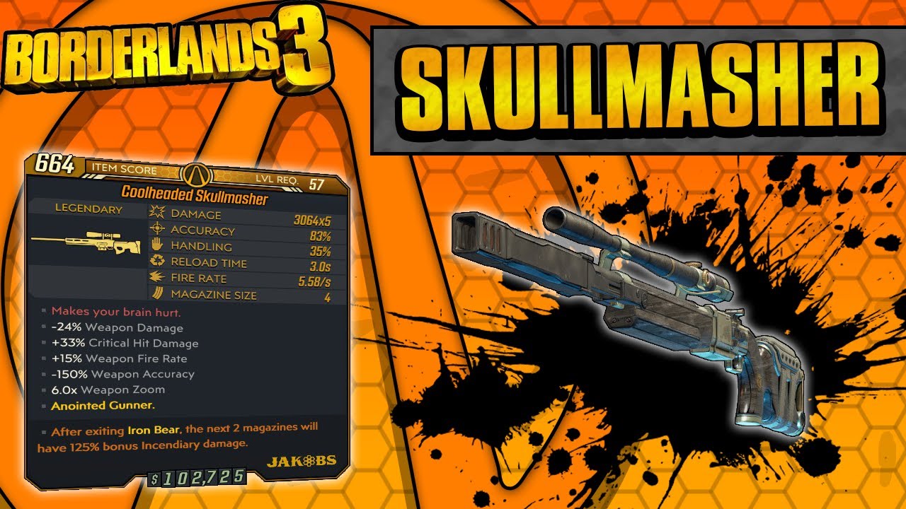 Borderlands 3 | Skullmasher Legendary Weapon Guide (It Returns Stronger ...