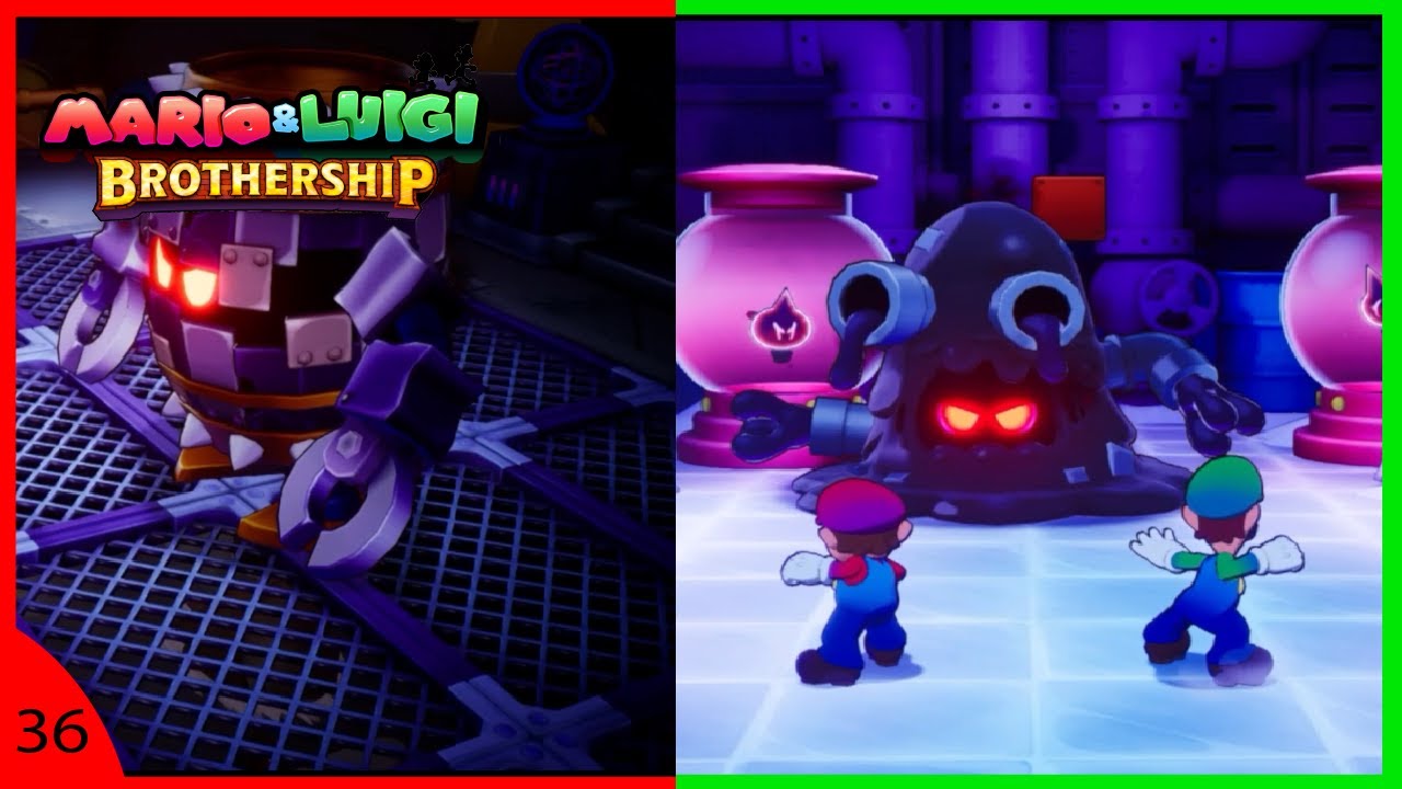 Mario & Luigi: Brothership Part 36: Glohmified Sharpcask & Pipegunk ...