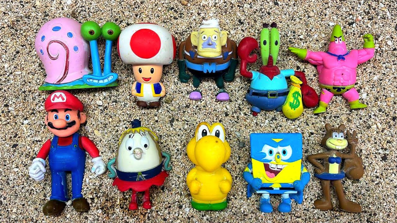 MARIO VS SPONGEBOB SQUAREPANTS VS LUIGI PATRICK,SQUIDWARD,GARY,DONKEY ...