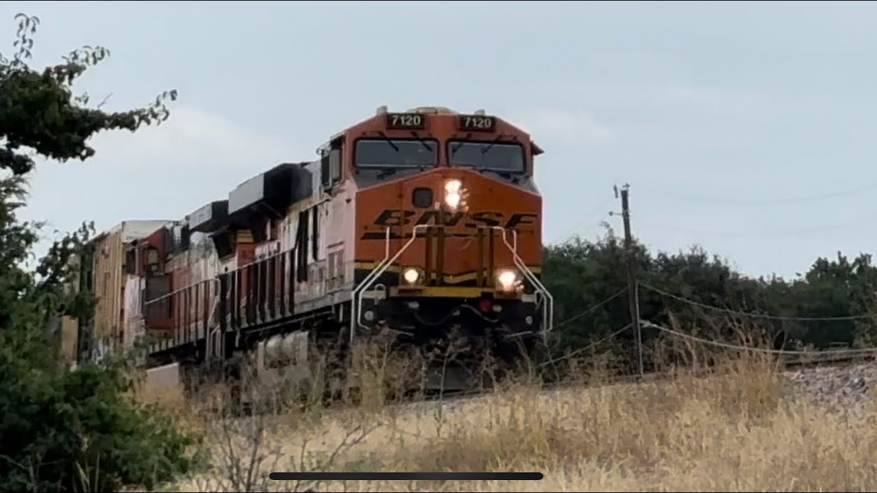 BNSF 7120 - Carrollton, TX (July 5, 2024) #bnsf - YouTube