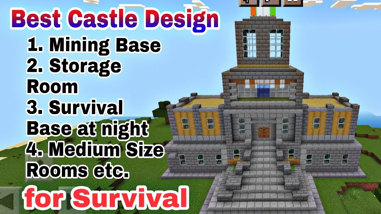 Best all in one medium size Castle for every Minecraft Player in Hindi ...