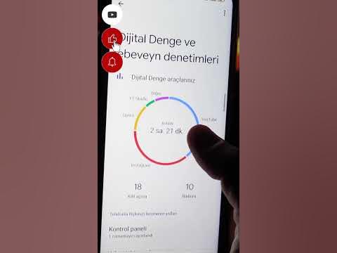 Android Telefonlarda Uygulama Kullanım Süresi Koyma #shorts - YouTube