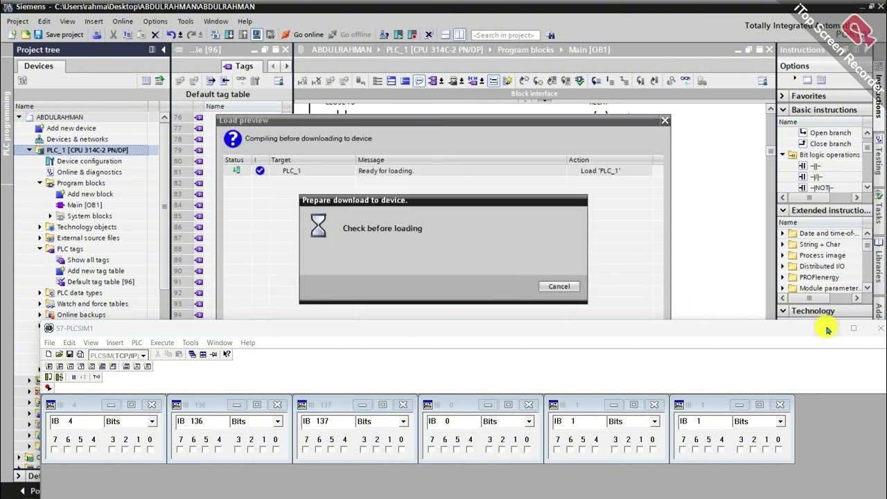 TIA PORTAL V17 [ BLOW MOULDING MACHINE TWO STATION V-15 ] PROGRAMMING ...