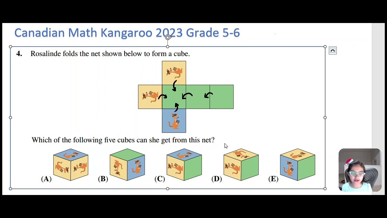 Canadian Math Kangaroo 2023 Grade 5-6 Question 4 - YouTube