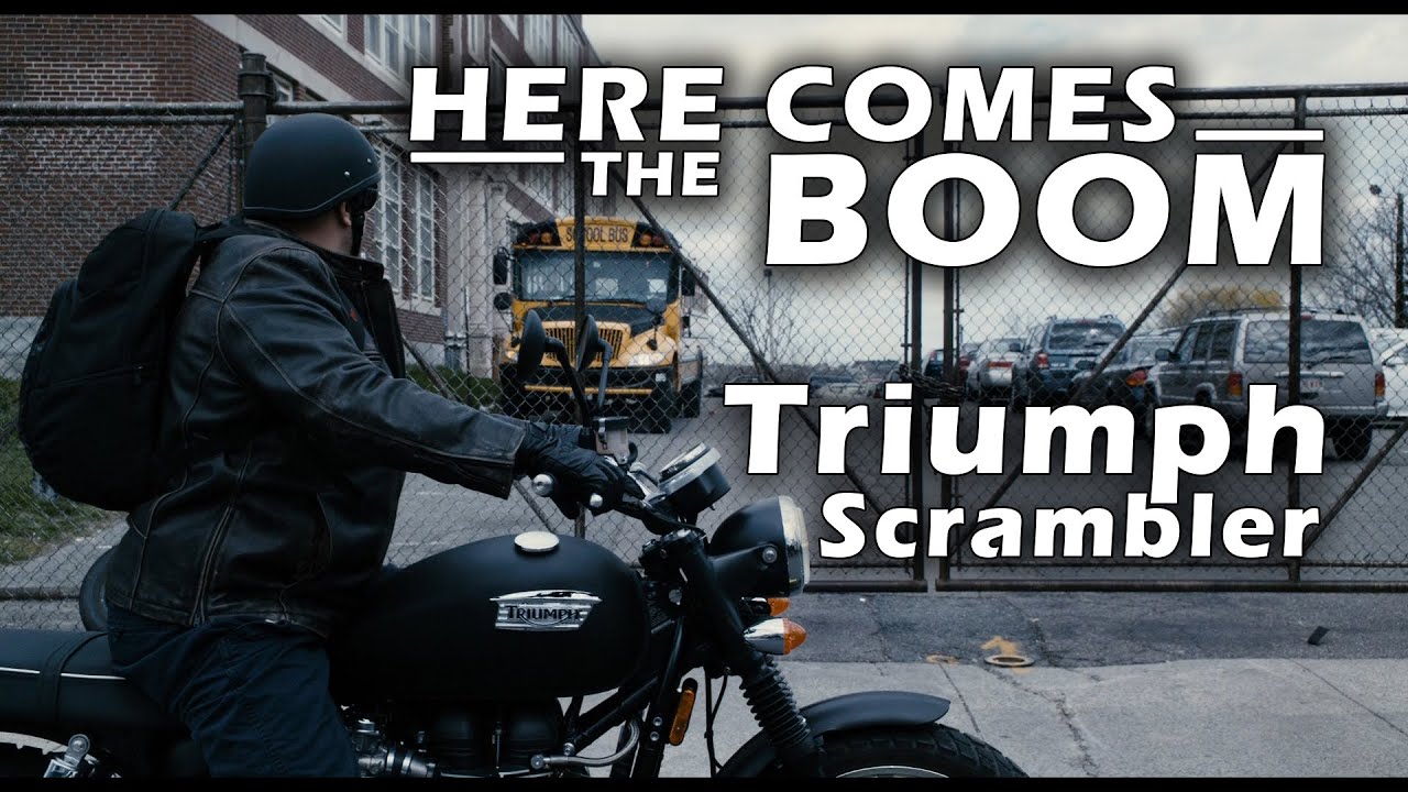 Here Comes the Boom - Kevin James on the Triumph Scrambler Motorcycle ...