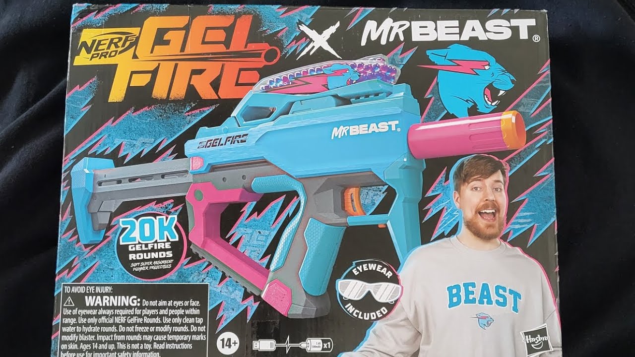 Nerf gel fire × Mr Beast !!! - YouTube