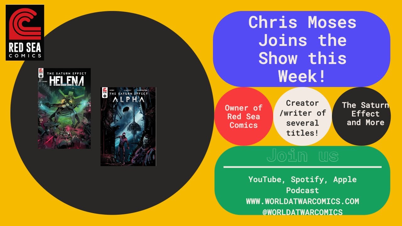 Chris Moses - Owner of Red Sea Comics and Creator/Writer of The Saturn Effect, CTRL-Z, and more ...