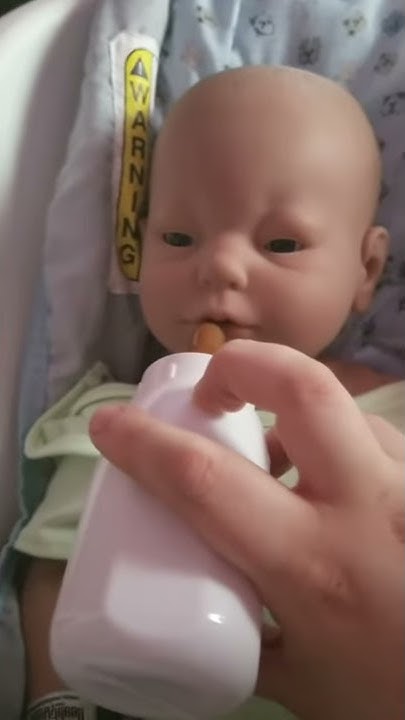 Me feeding Baby Ross//RealityWorks Baby - YouTube