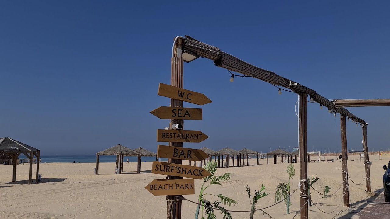 Disfrutando un dia soleado en la playa iud alef Ashdod, ayer con 24 ...