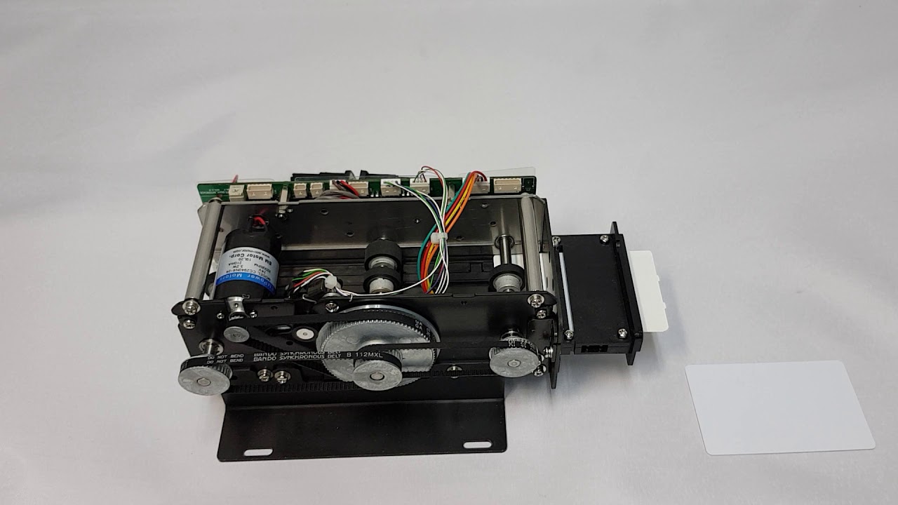 Motorized Card Reader/Writer (KYT-3916) Operation Video - YouTube