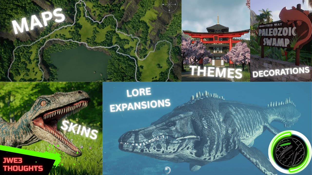 5 IDEAS FOR NEW DLC TYPES FOR JURASSIC WORLD EVOLUTION 3 | JWE3 Ideas ...
