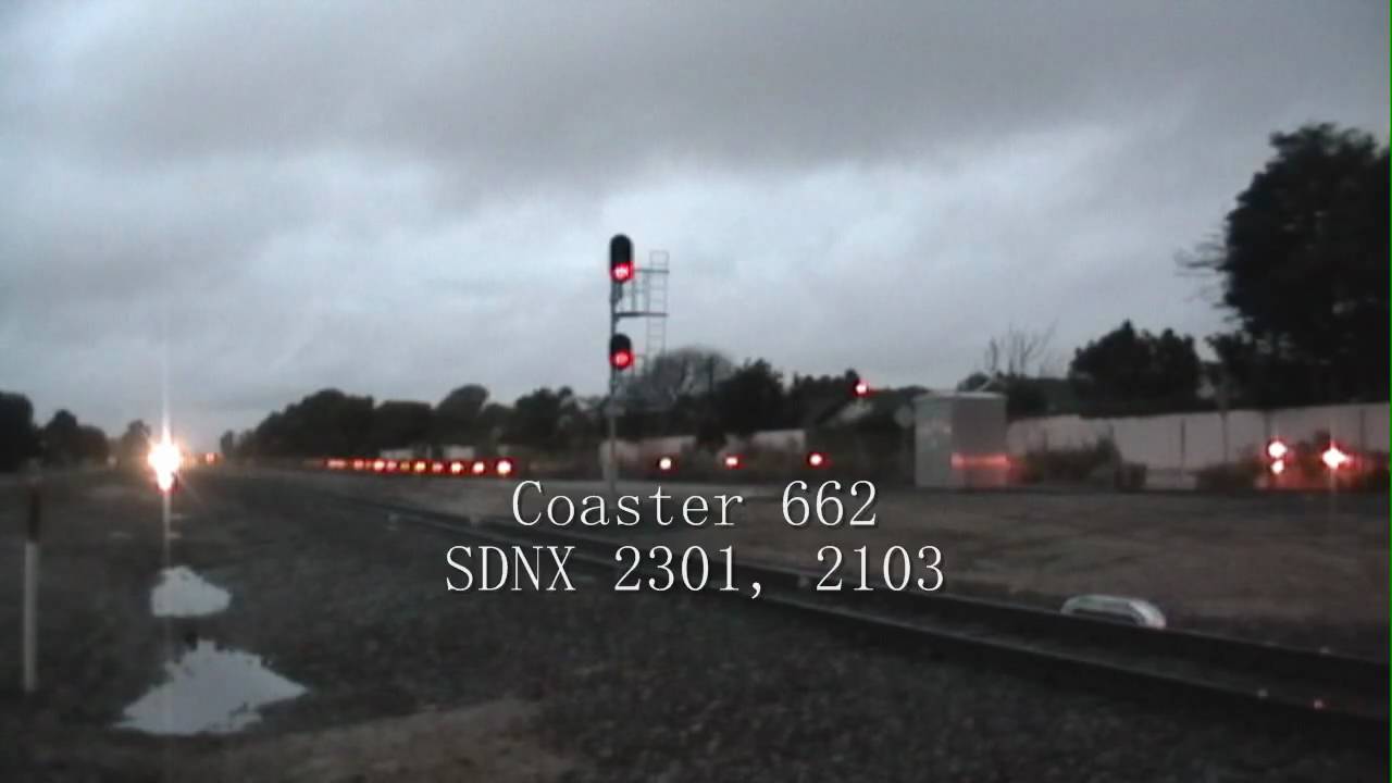 Railfanning North County 2/6/09 with METROLINK MP36PH 893 and Coaster ...