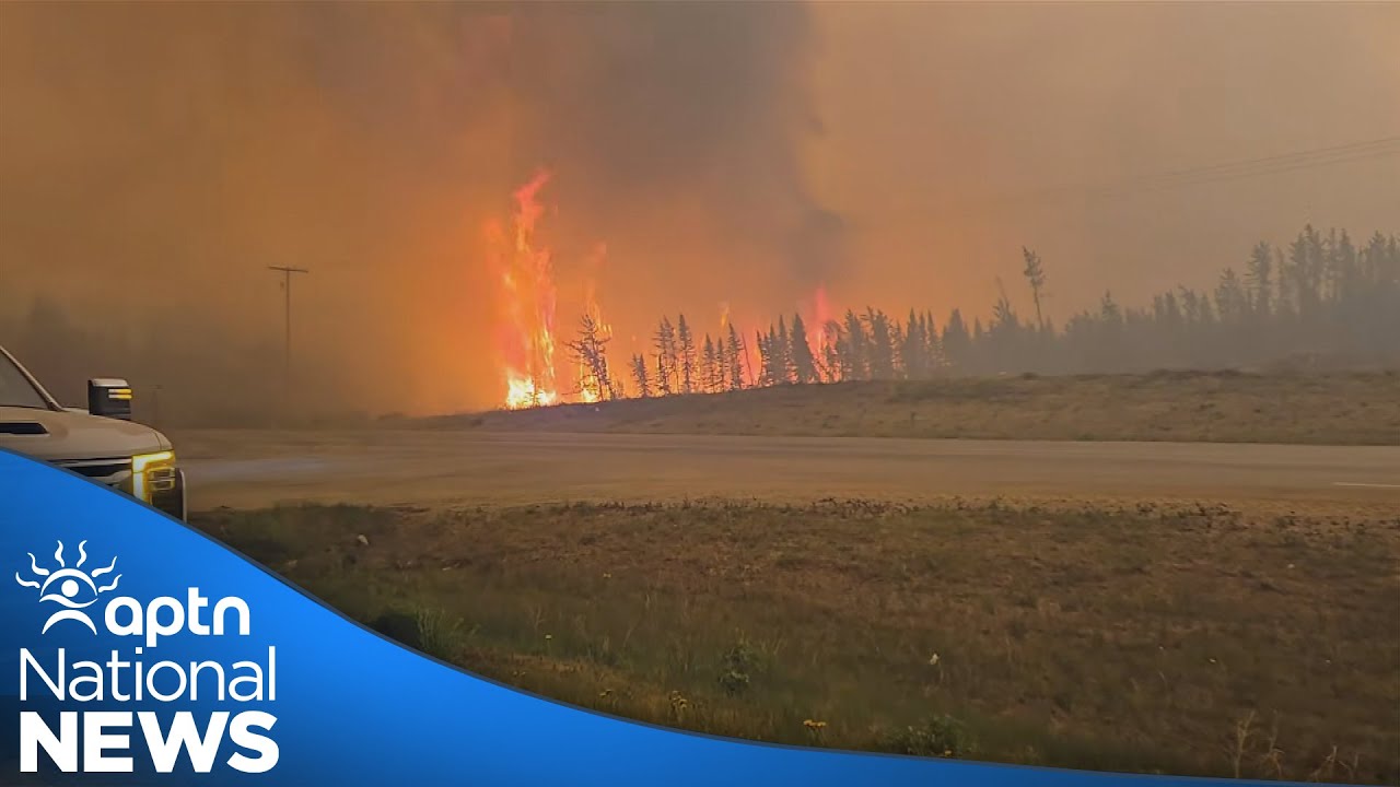 People flee to nearby First Nation for safety from wildfire in Manitoba ...