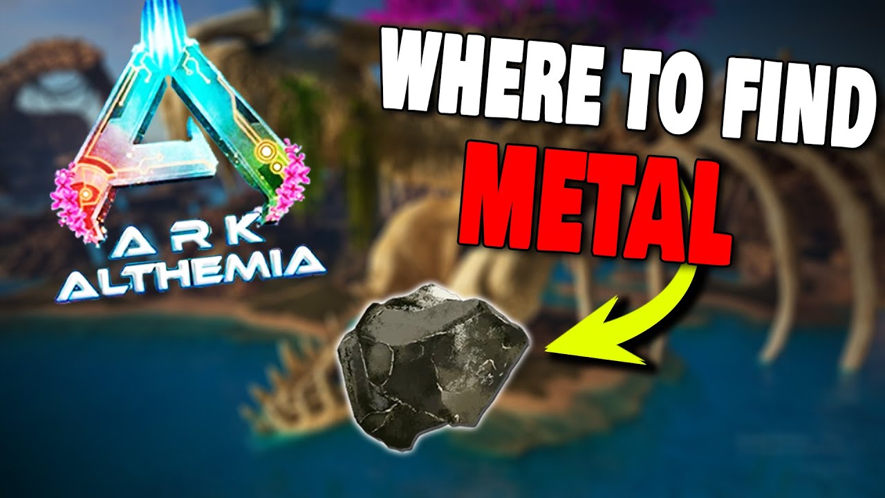 WHERE TO FIND METAL ON ALTHEMIA IN ARK SURVIVAL ASCENDED - YouTube