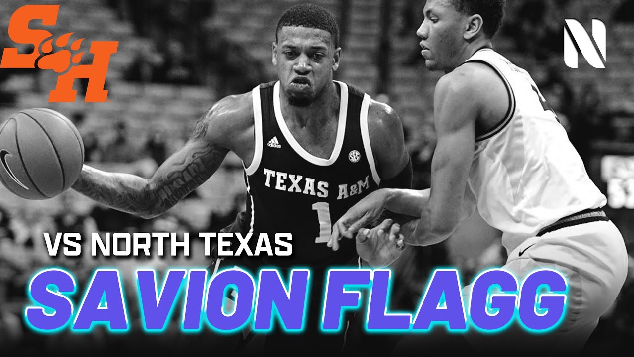 Savion Flagg Sam Houston State Bearkats vs North Texas Mean Green | 20 ...